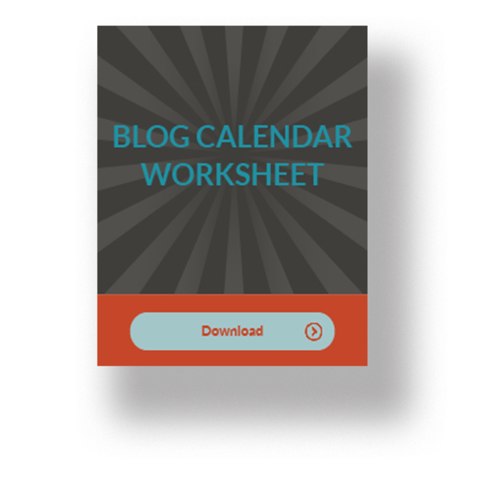Blog Calendar Template