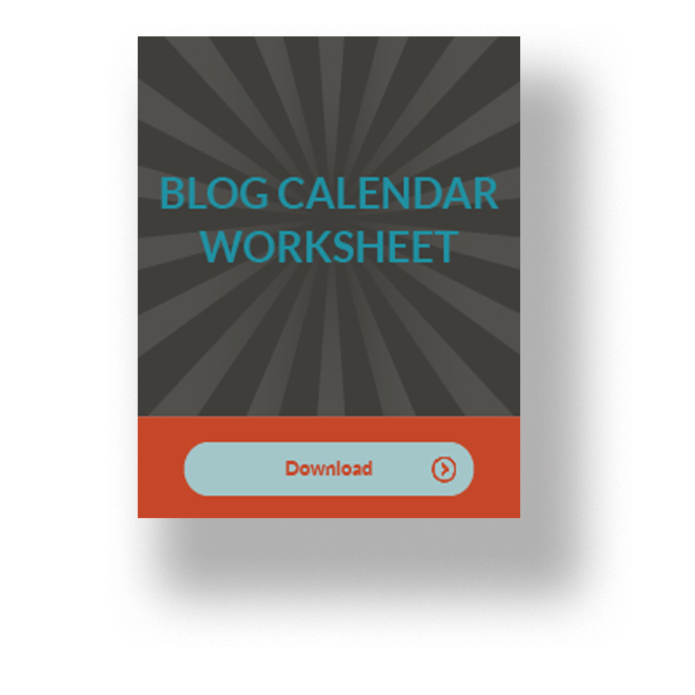 Blog Calendar Template