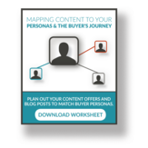 Worksheet for Mapping Content to Your Personas